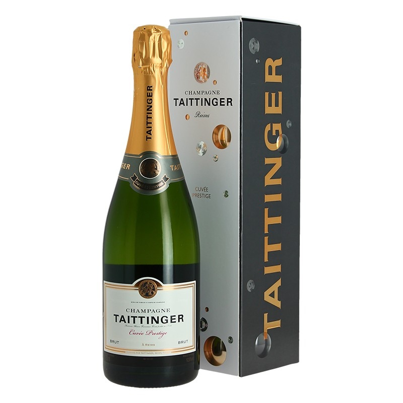 Bouteilles de champagne Taittinger Cuvée prestige brut 75 cl ...